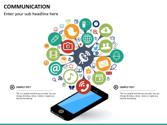 Communication PowerPoint Template | SketchBubble