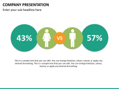 Company Profile Presentation PowerPoint Template | SketchBubble