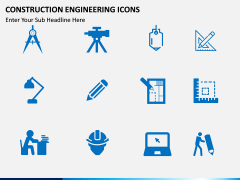Construction Engineering Icons for PowerPoint and Google Slides - PPT ...