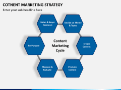 Content Marketing Strategy PowerPoint Template | SketchBubble
