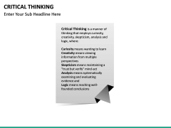 Critical Thinking PowerPoint Template | SketchBubble