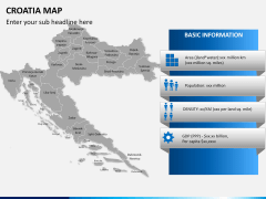 Croatia Map for PowerPoint and Google Slides - PPT Slides