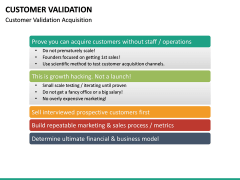 Customer Validation PowerPoint Template | SketchBubble