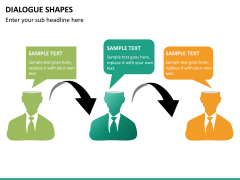 Dialogue Shapes PowerPoint | SketchBubble