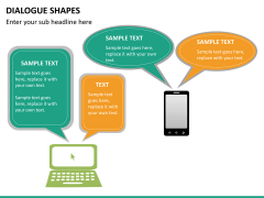 Dialogue Shapes PowerPoint | SketchBubble