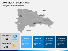 Dominican Republic Map for PowerPoint and Google Slides - PPT Slides