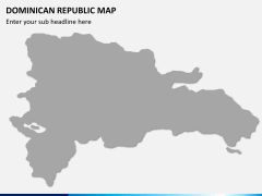 Dominican Republic Map for PowerPoint and Google Slides - PPT Slides