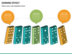 Domino Effect PowerPoint Template | SketchBubble