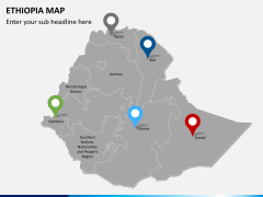 Ethiopia Map for PowerPoint and Google Slides - PPT Slides