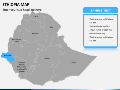 Ethiopia Map for PowerPoint and Google Slides - PPT Slides