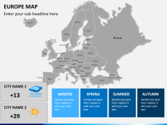 Europe Map Template for PowerPoint and Google Slides - PPT Slides