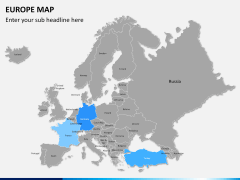 Europe Map Template for PowerPoint and Google Slides - PPT Slides