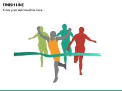 Finish Line Diagram PowerPoint | SketchBubble