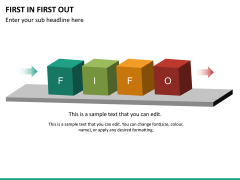 First in First Out PowerPoint Template | SketchBubble