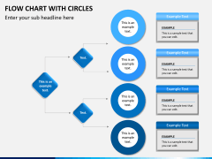 Flow Chart with Circles for PowerPoint and Google Slides - PPT Slides