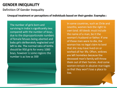 Gender Inequality PowerPoint Template | SketchBubble