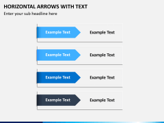 Horizontal Arrows with Text PowerPoint and Google Slides Template - PPT ...