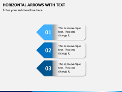Horizontal Arrows with Text PowerPoint and Google Slides Template - PPT ...