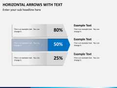 Horizontal Arrows with Text PowerPoint and Google Slides Template - PPT ...
