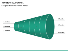 Horizontal Funnel PowerPoint Template | SketchBubble