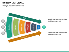 Horizontal Funnel PowerPoint Template | SketchBubble
