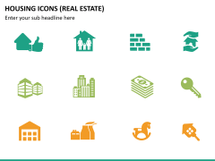 Real Estate Icons (Housing Icons) PowerPoint | SketchBubble