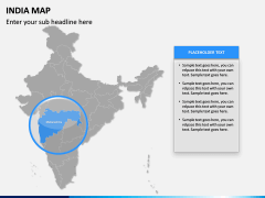 Editable India Map for PowerPoint | SketchBubble