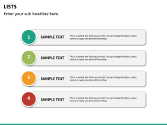 PowerPoint Lists | SketchBubble