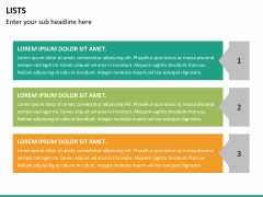 PowerPoint Lists | SketchBubble
