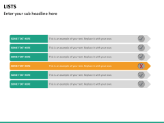 PowerPoint Lists | SketchBubble