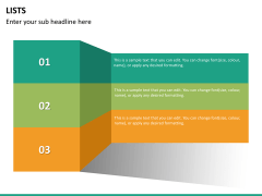 PowerPoint Lists | SketchBubble