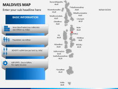 Maldives Map for PowerPoint and Google Slides - PPT Slides