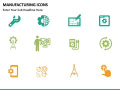 Manufacturing Icons PowerPoint Template | SketchBubble