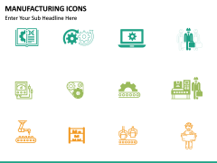 Manufacturing Icons PowerPoint Template | SketchBubble