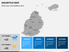 Mauritius Map for PowerPoint and Google Slides - PPT Slides