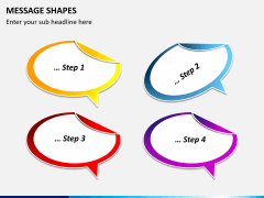 Message Shapes for PowerPoint and Google Slides - PPT Slides