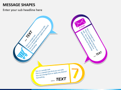 Message Shapes for PowerPoint and Google Slides - PPT Slides