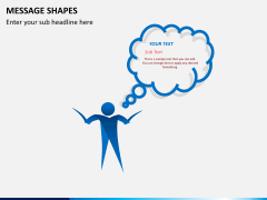 Message Shapes for PowerPoint and Google Slides - PPT Slides