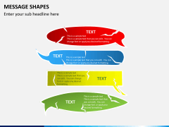 Message Shapes for PowerPoint and Google Slides - PPT Slides