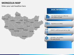 Mongolia Map for PowerPoint and Google Slides - PPT Slides