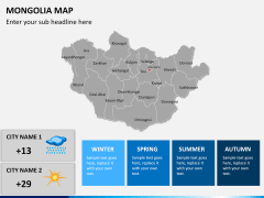 Mongolia Map for PowerPoint and Google Slides - PPT Slides