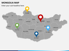Mongolia Map for PowerPoint and Google Slides - PPT Slides