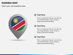 Namibia Map for PowerPoint and Google Slides - PPT Slides