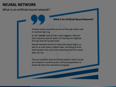 Neural Network PowerPoint and Google Slides Template - PPT Slides