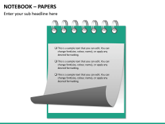 Notebook Papers PowerPoint | SketchBubble