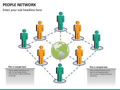 People Network PowerPoint Template | SketchBubble