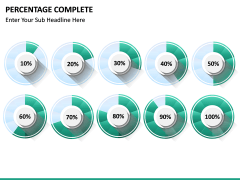 Percentage Complete PowerPoint Template | SketchBubble