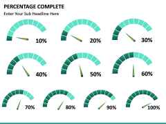 Percentage Complete PowerPoint Template | SketchBubble