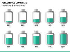 Percentage Complete PowerPoint Template | SketchBubble