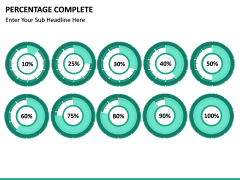 Percentage Complete PowerPoint Template | SketchBubble